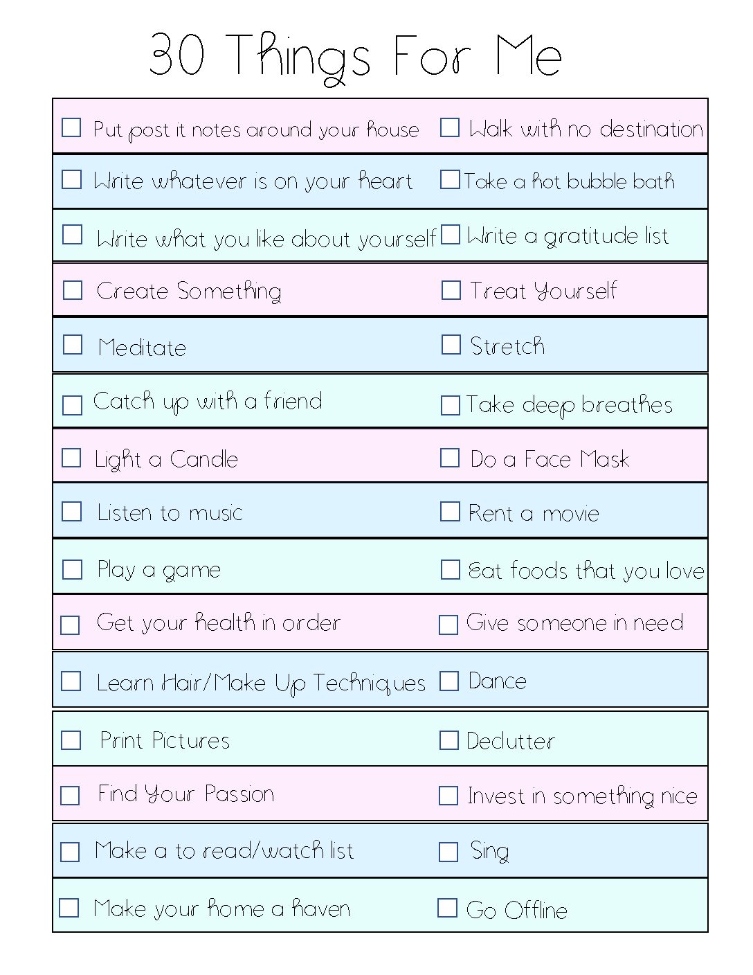 30 things